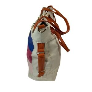 Giles N Brooks | Bags | Giles N Brooks Vintage Patchwork Faux Leather ...